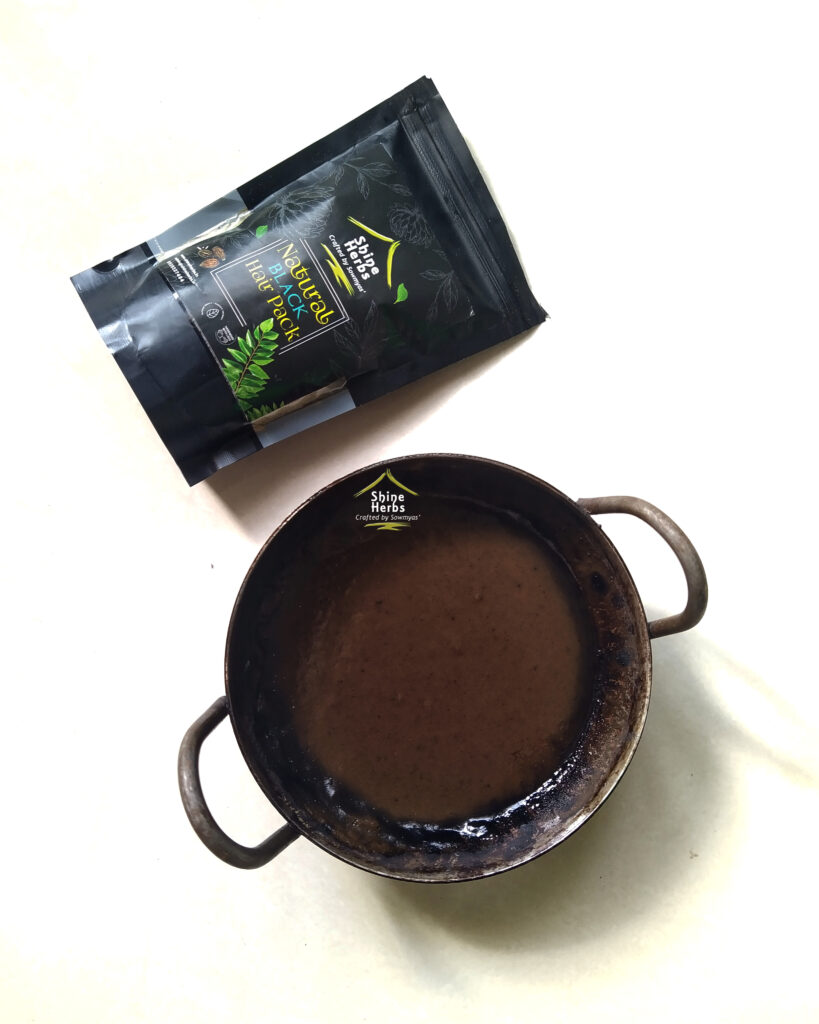 Natural Black Hair Pack – Shine Herbs